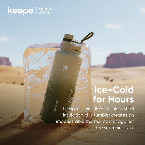 (NEW!) Keepe Flask Stylish Gradient Tumbler Customized Insutalted Vacu